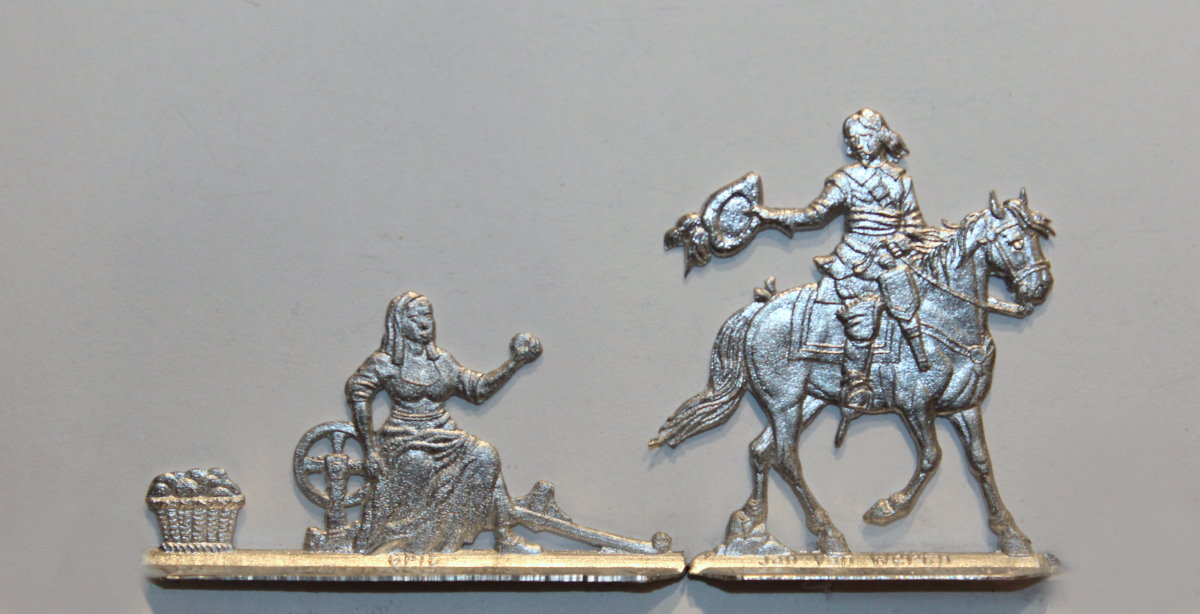 Schmalkalder Zinnfiguren - Die Sage von Jan und Griet